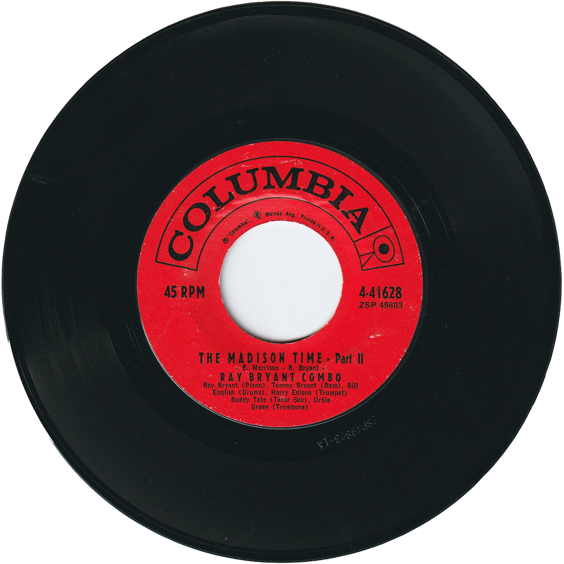 Ray Bryant Combo - The Madison Time Part 1 / The Madison Time Part 2 ...