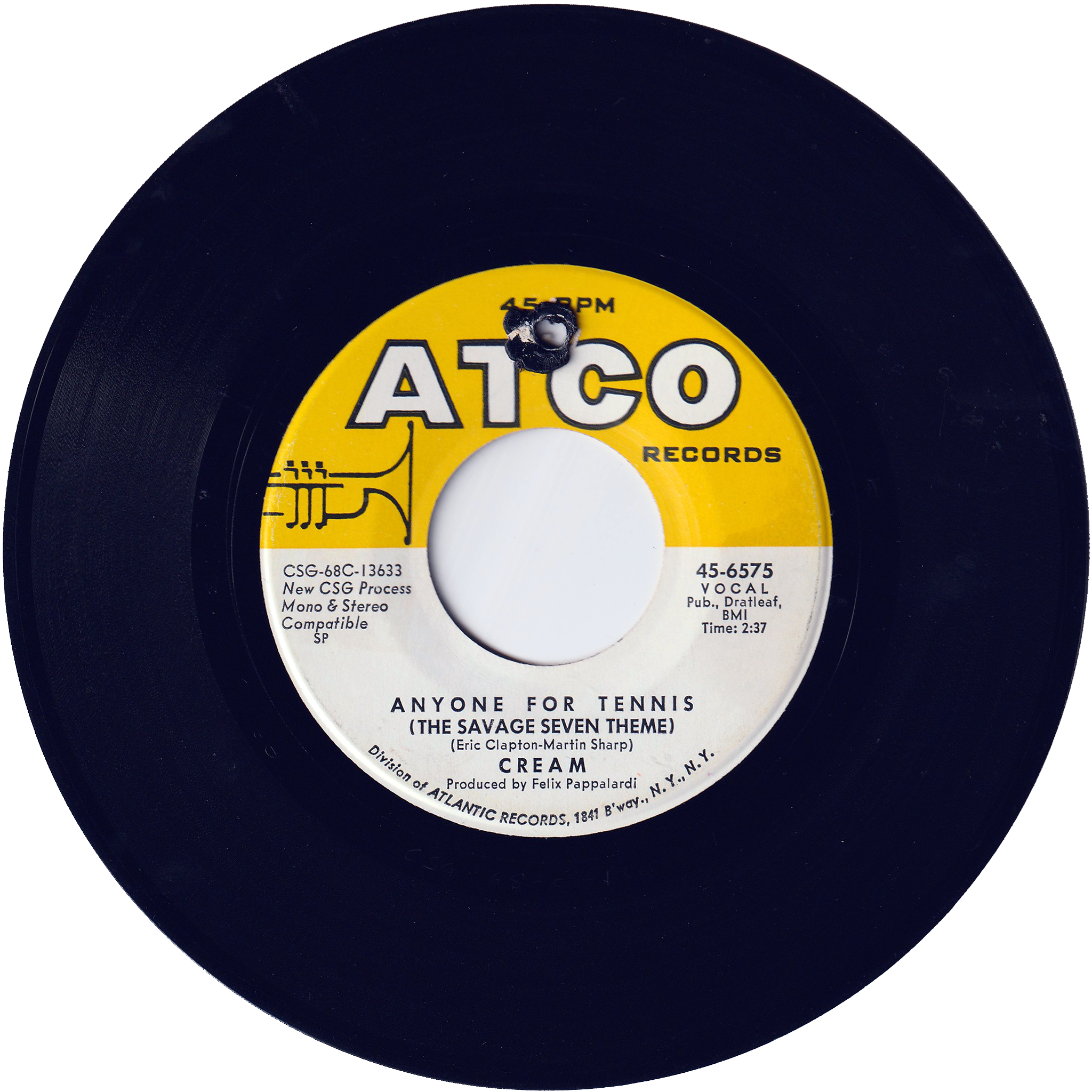 Cream - Anyone For Tennis (The Savage Seven Theme) / Pressed Rat & War ...