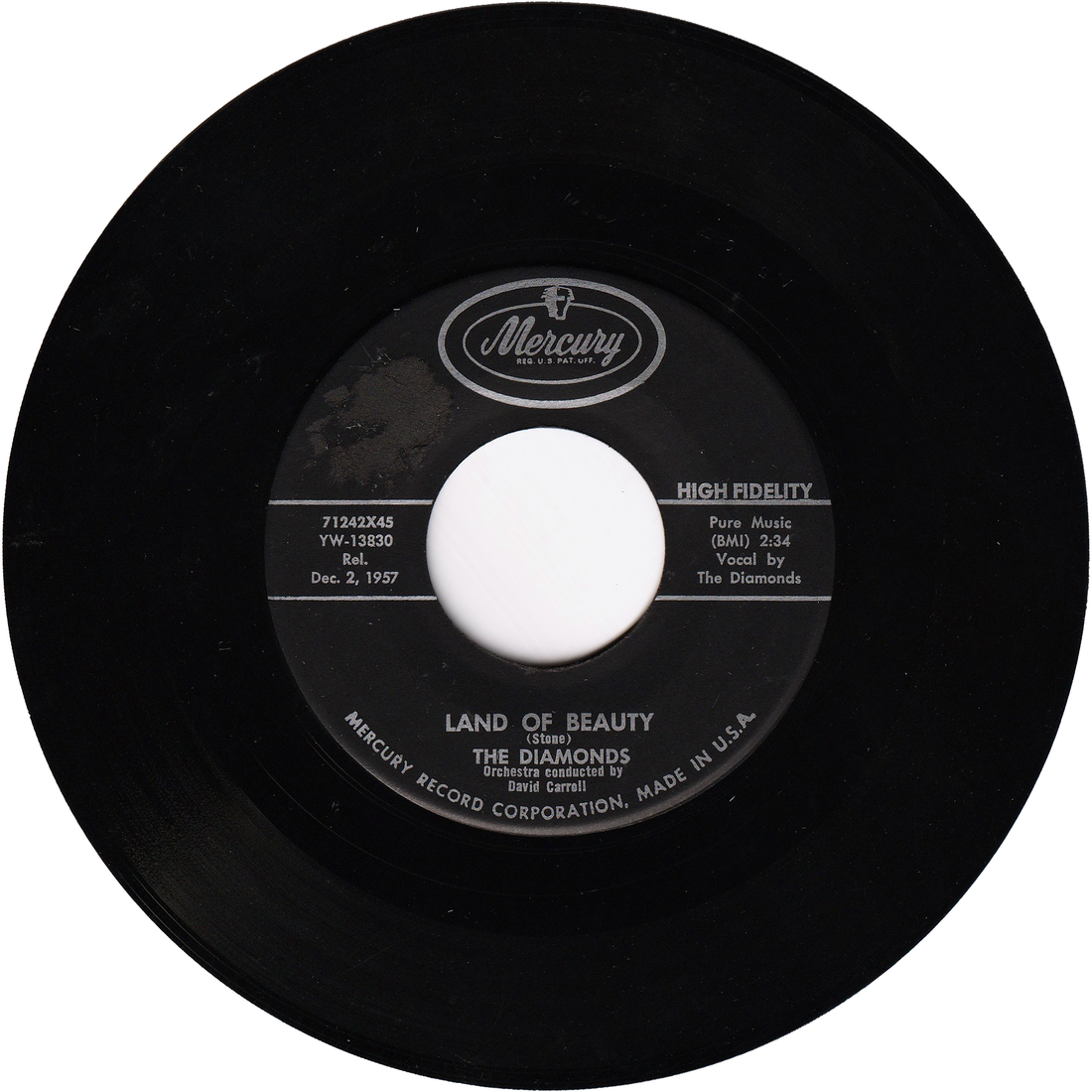 The Diamonds - The Stroll / Land Of Beauty – NIGHT BEAT RECORDS