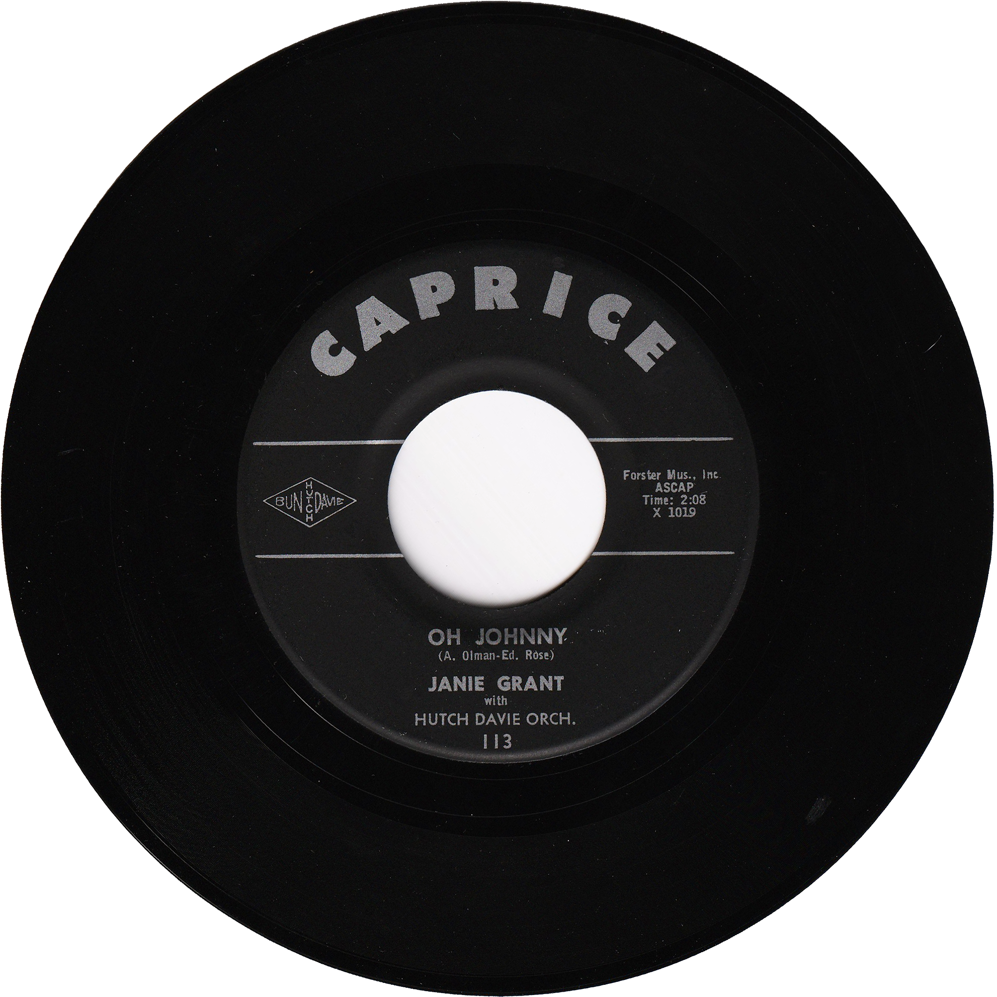 Janie Grant - Oh Johnny / Oh My Love – NIGHT BEAT RECORDS