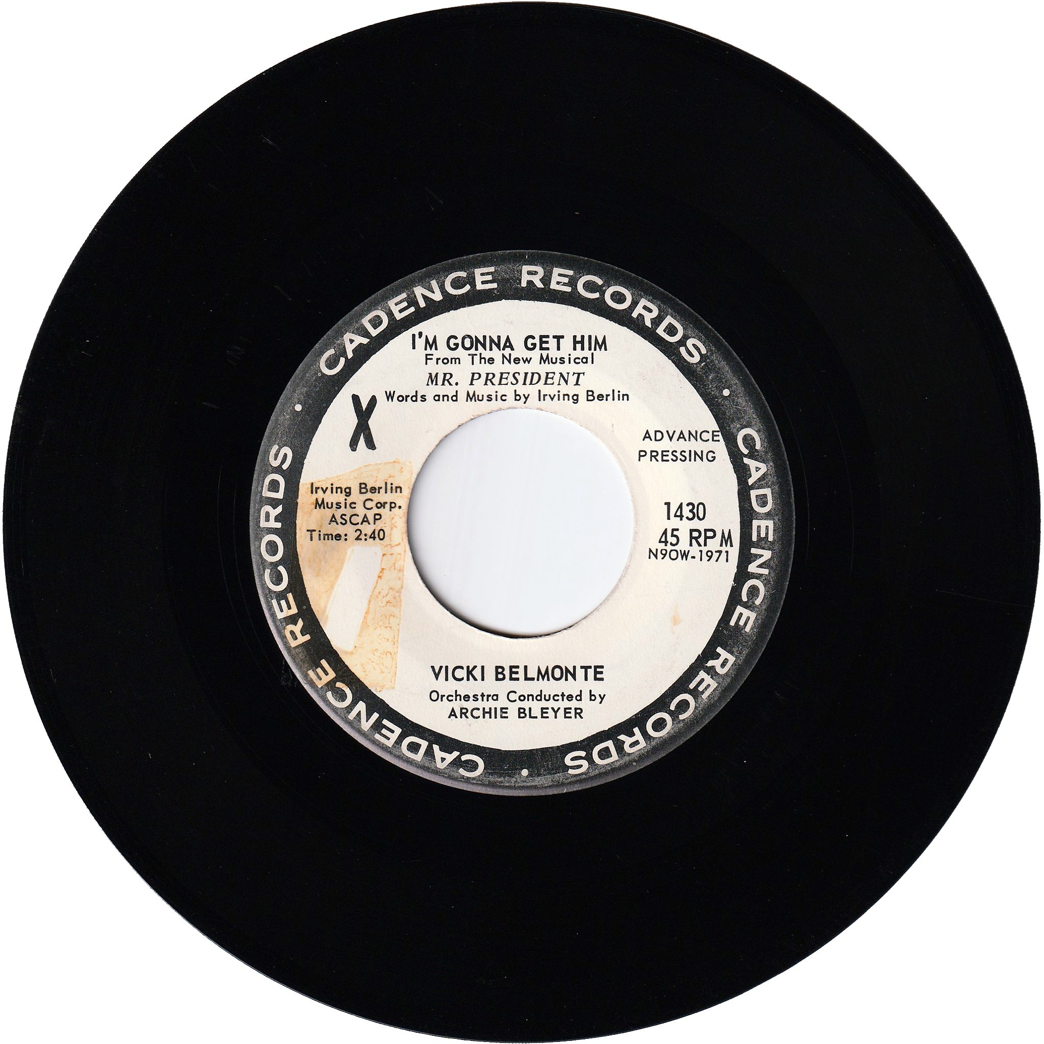 Vicki Belmonte - I'm Gonna Get Him / The Secret Service (Promo) – NIGHT ...