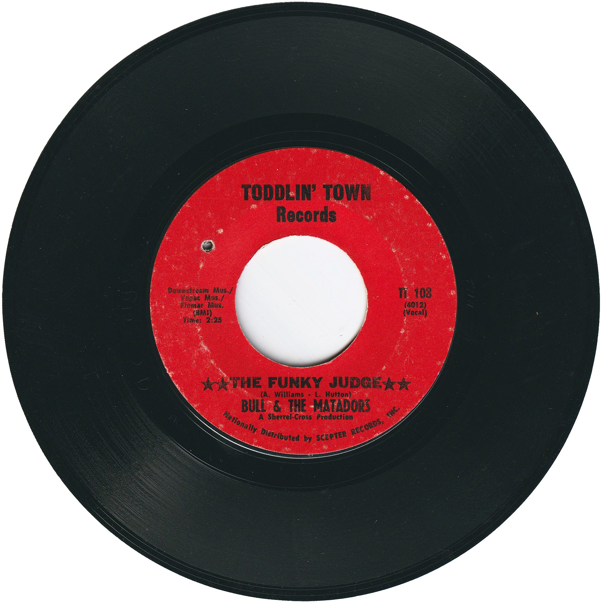 Bull & The Matadors - The Funky Judge / The Funky Judge (Instrumental ...