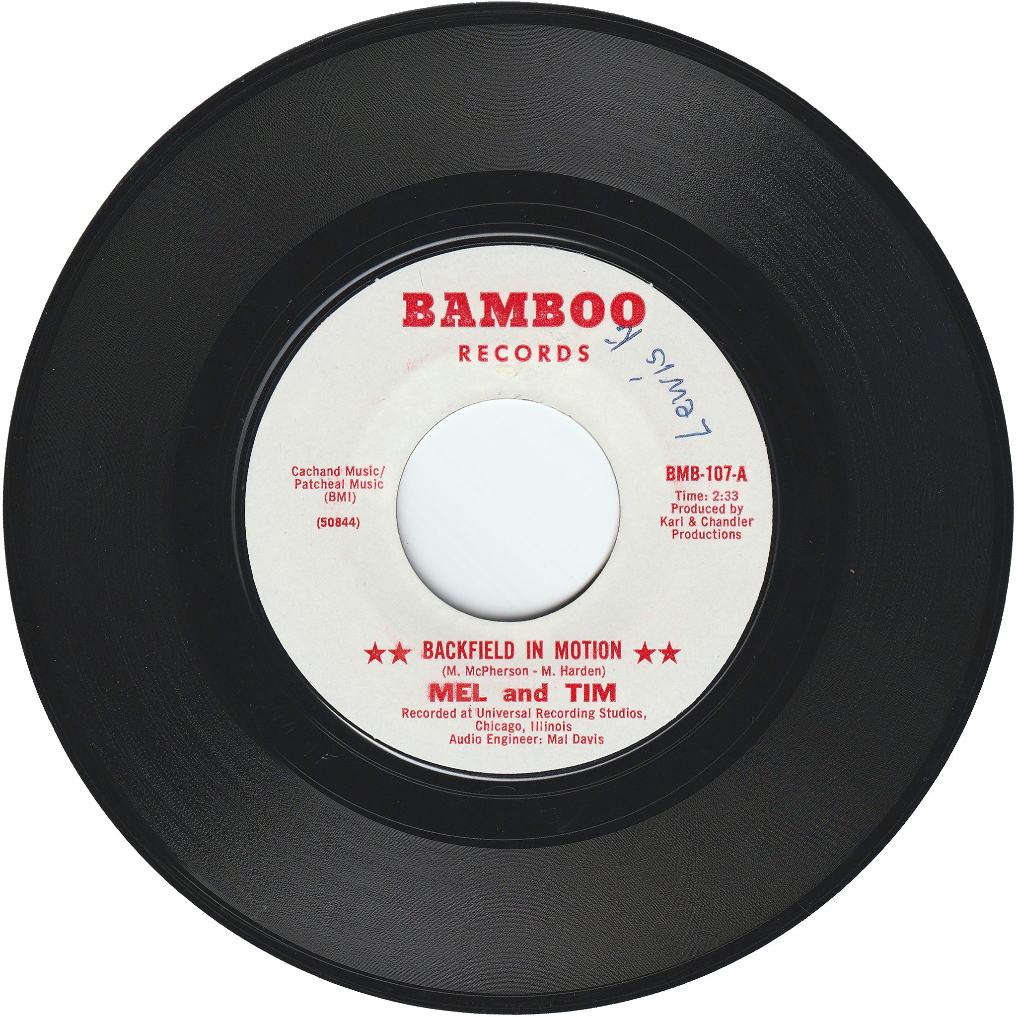 Mel & Tim - Backfield In Motion / Do Right Baby – NIGHT BEAT RECORDS