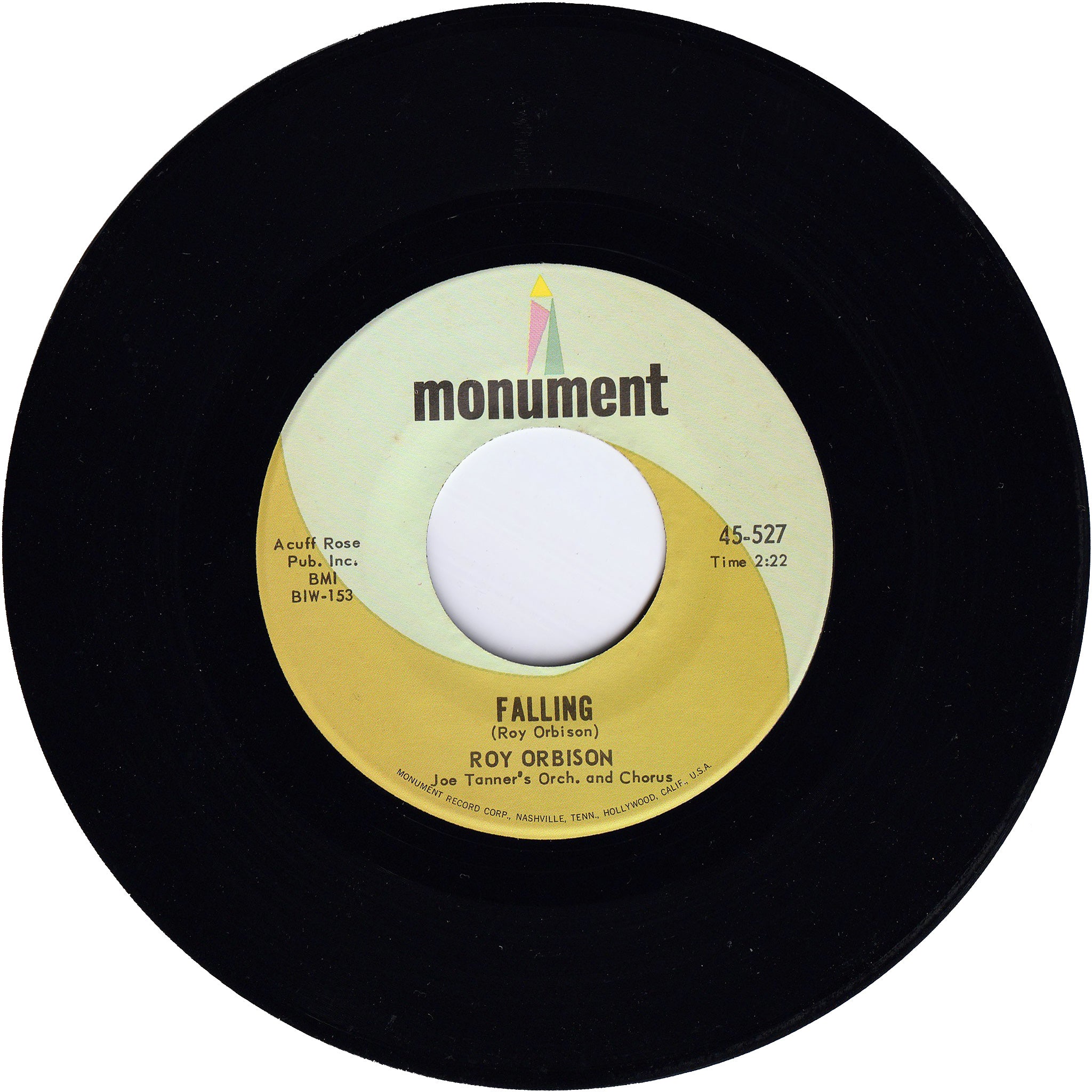 Roy Orbison - Falling / Distant Drums – NIGHT BEAT RECORDS