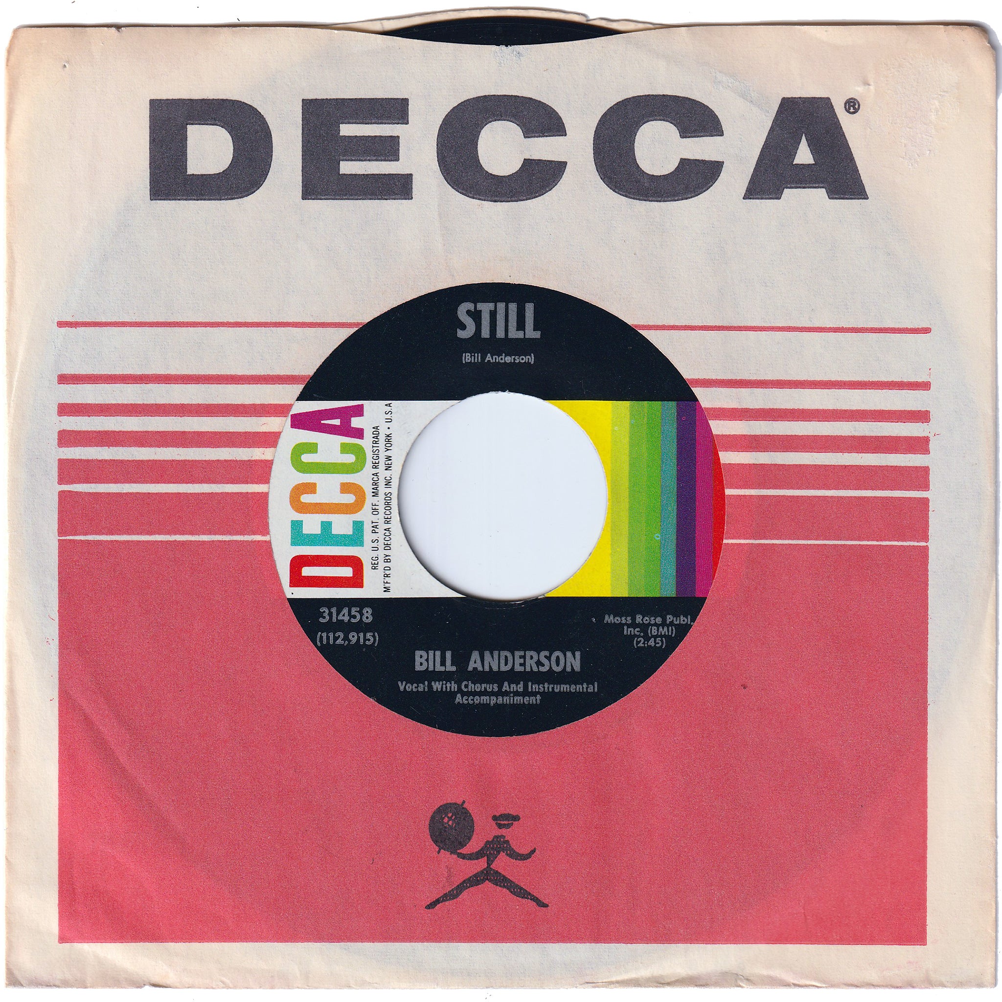 Bill Anderson - Still / You Made It Easy – NIGHT BEAT RECORDS