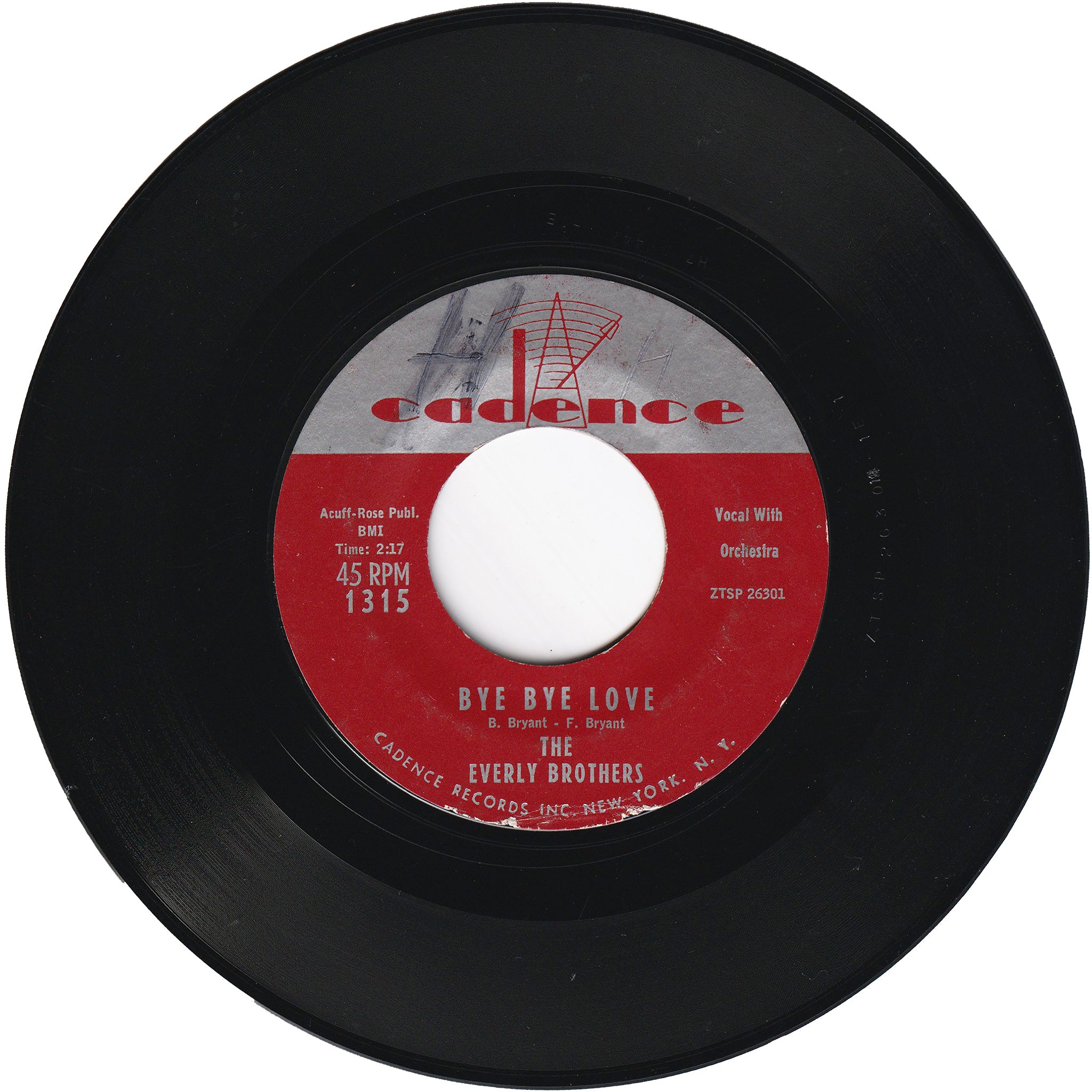 The Everly Brothers - Bye Bye Love / I Wonder If I Care As Much – NIGHT ...