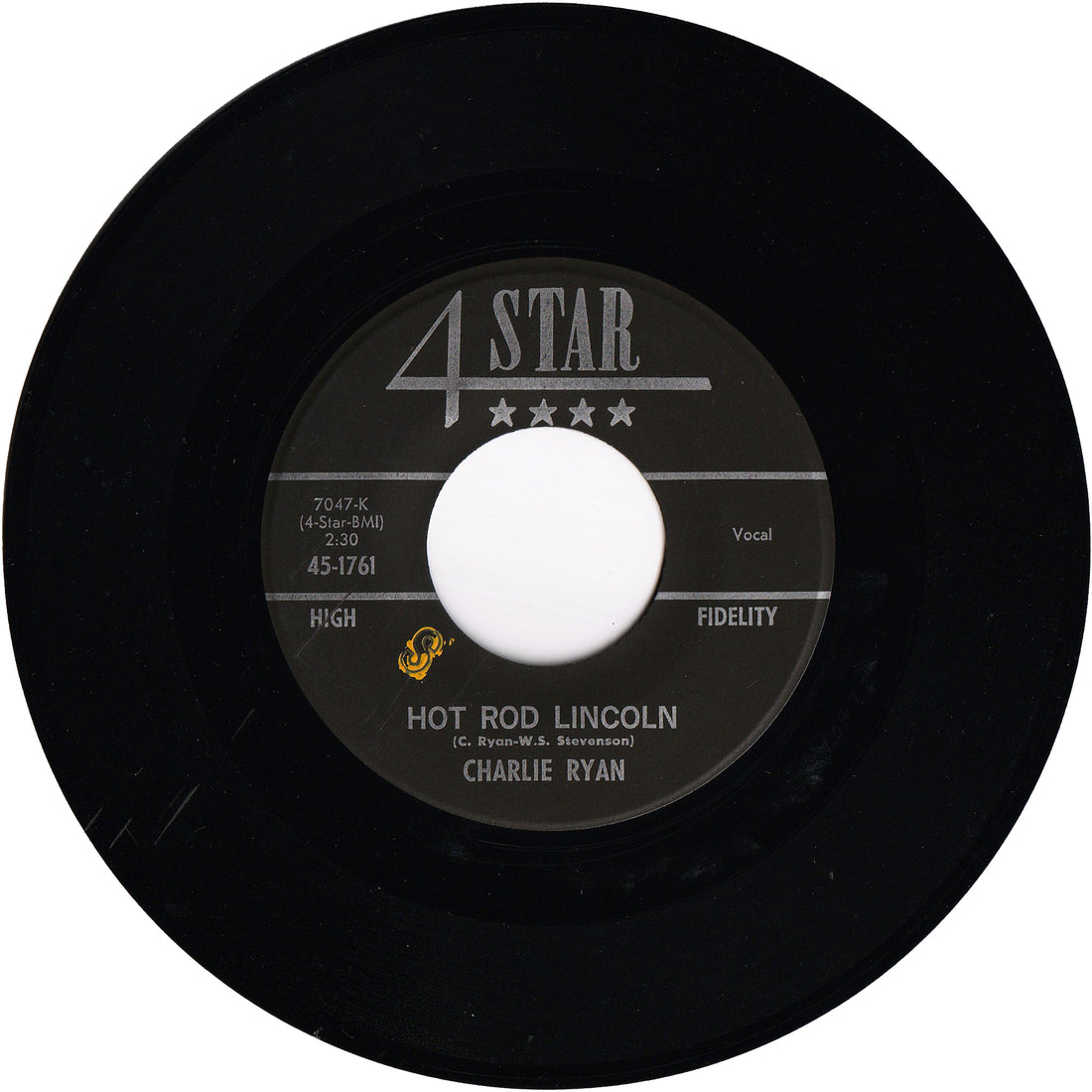 Charlie Ryan - Hot Rod Lincoln / Hot Rod Race – NIGHT BEAT RECORDS