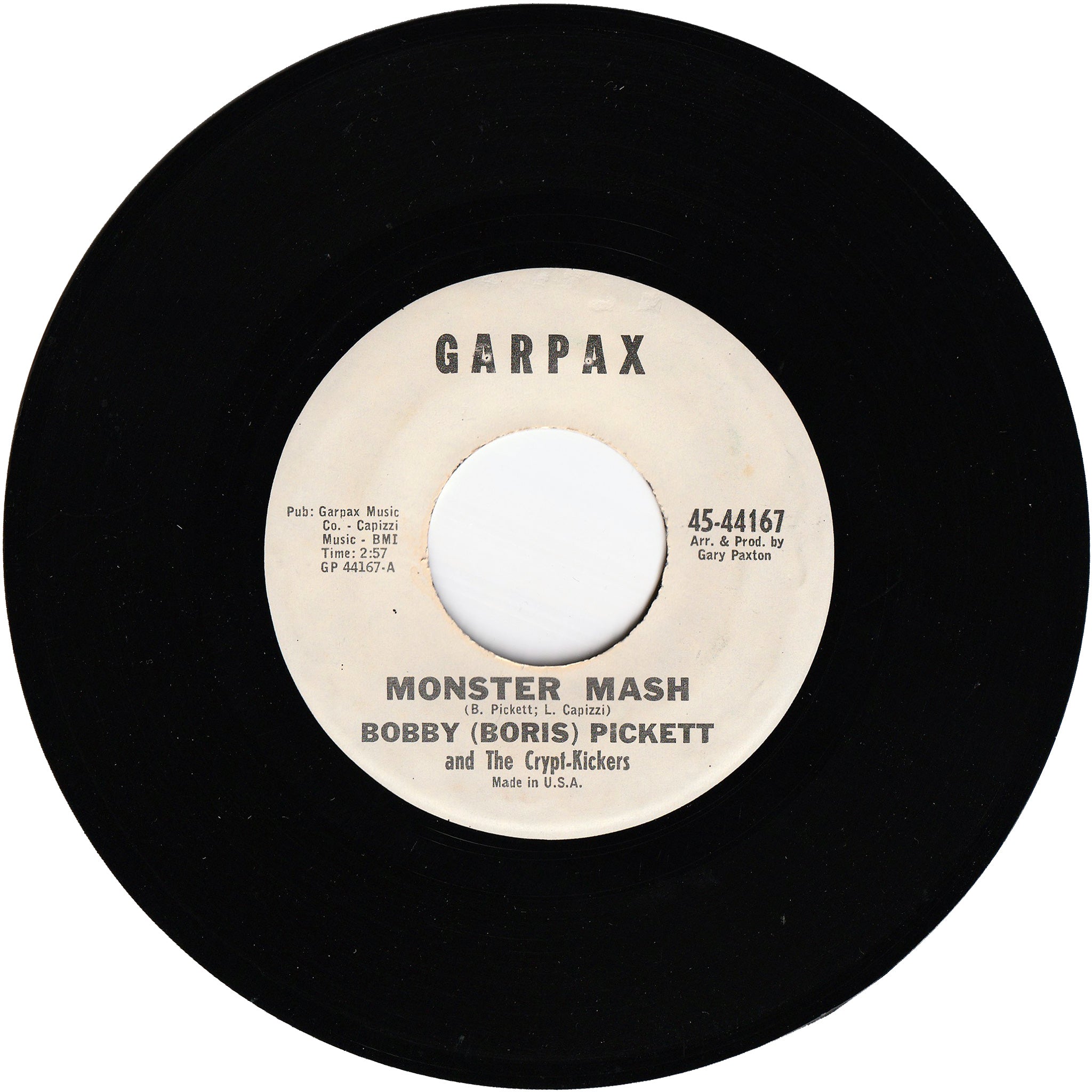 Bobby Pickett - Monster Mash / Monsters' Mash Party (Promo) – NIGHT ...