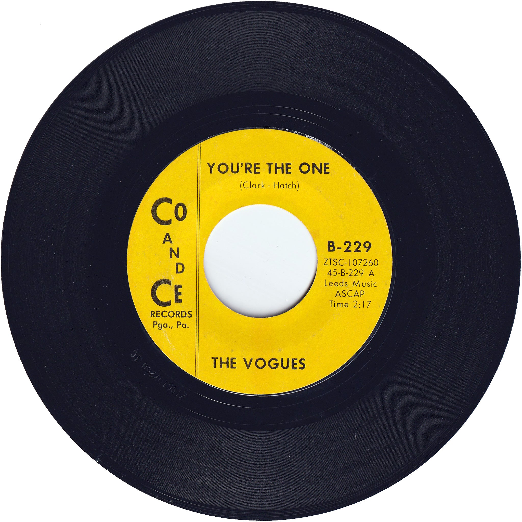 The Vogues - You're The One / Some Words – NIGHT BEAT RECORDS