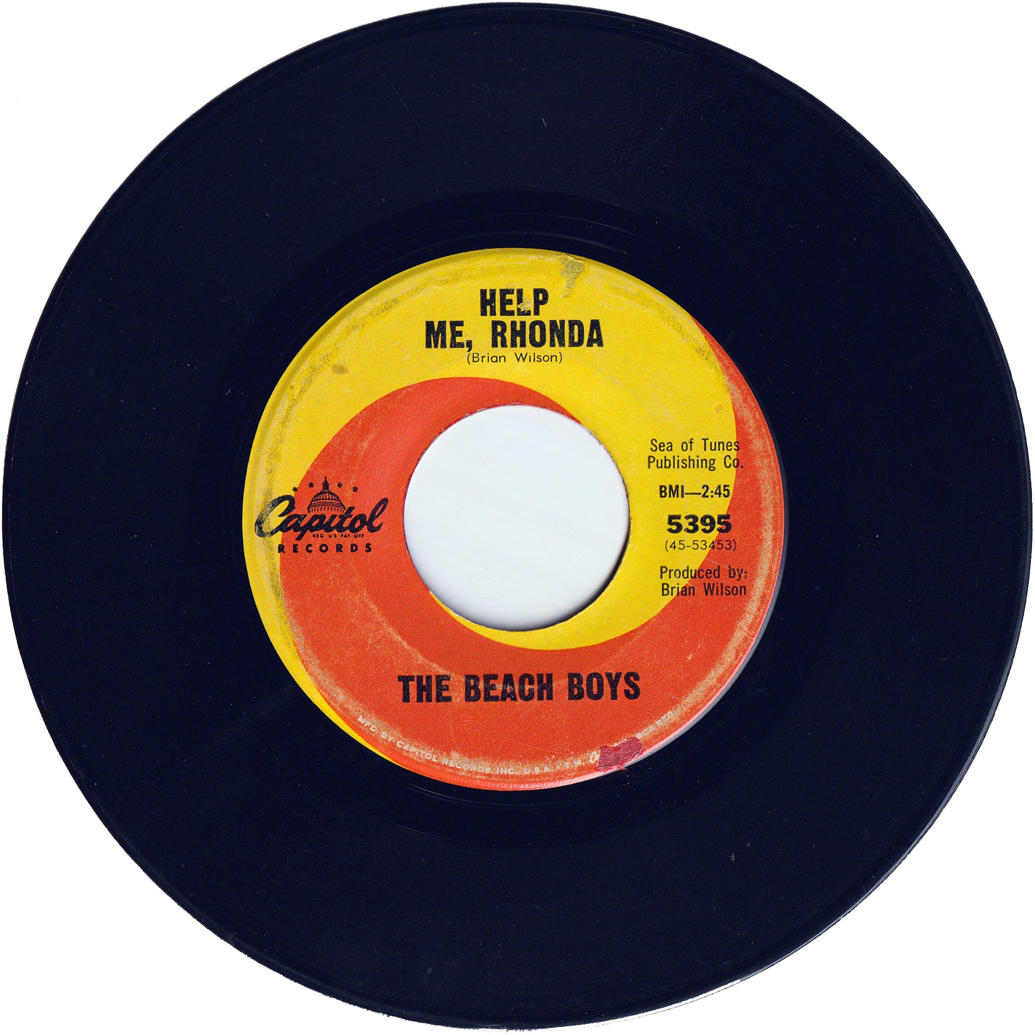 The Beach Boys - Help Me, Rhonda / Kiss Me, Baby – NIGHT BEAT RECORDS