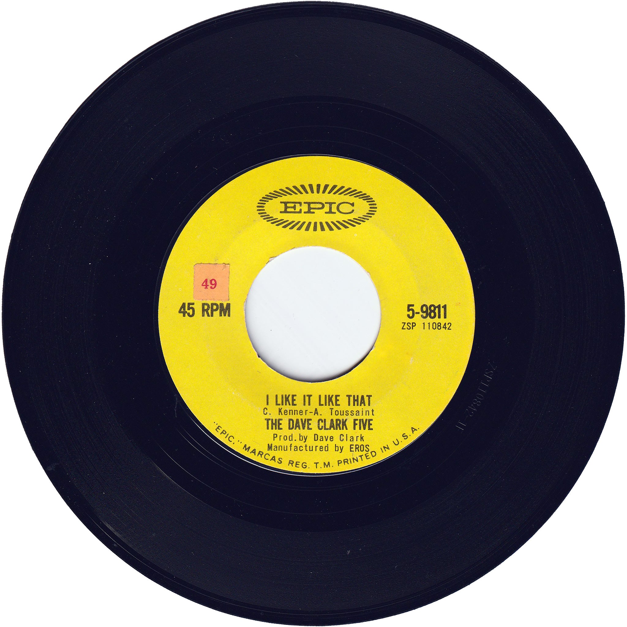 The Dave Clark Five - I Like It Like That / Hurting Inside – NIGHT BEAT ...
