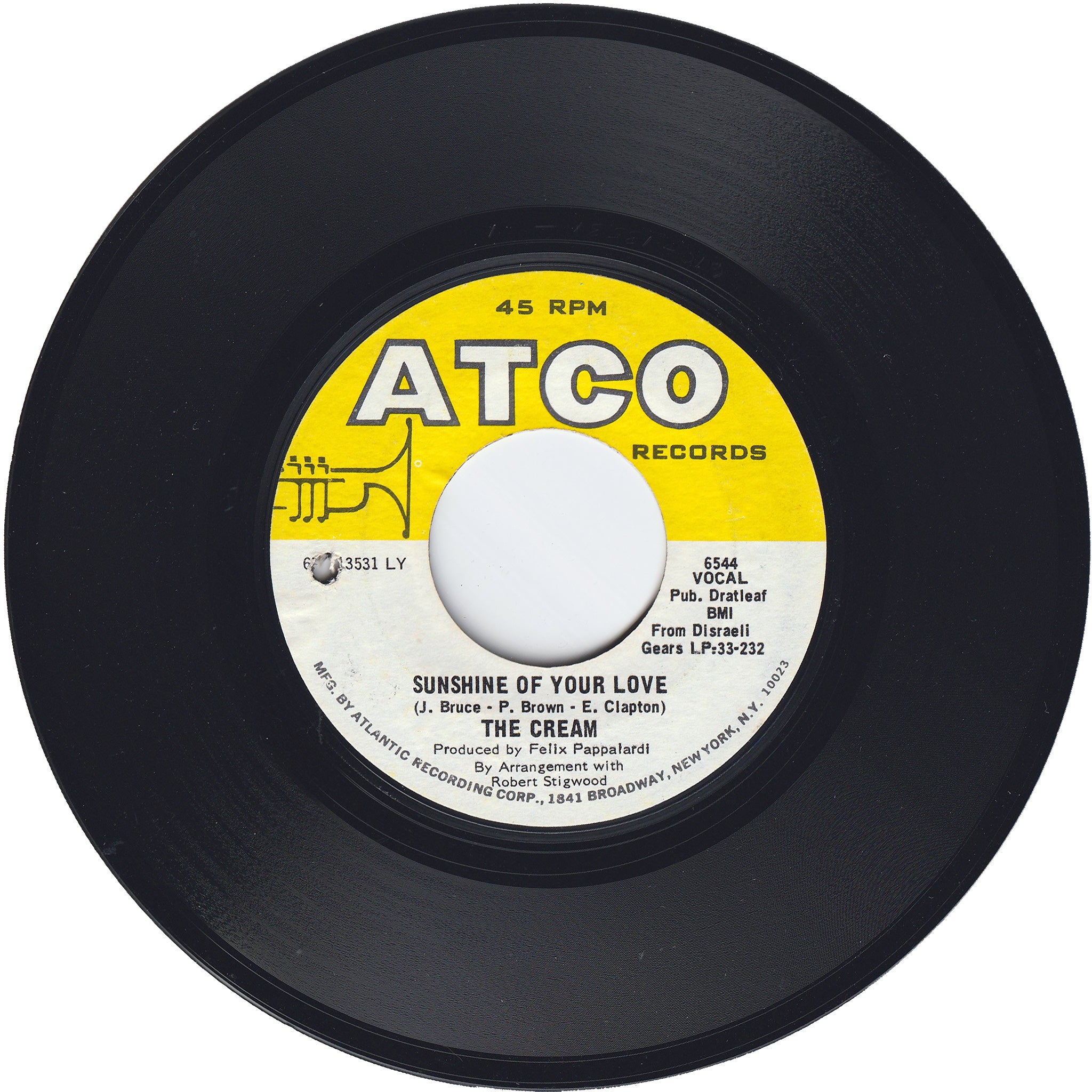 Cream - Sunshine Of Your Love / Swlabr – NIGHT BEAT RECORDS