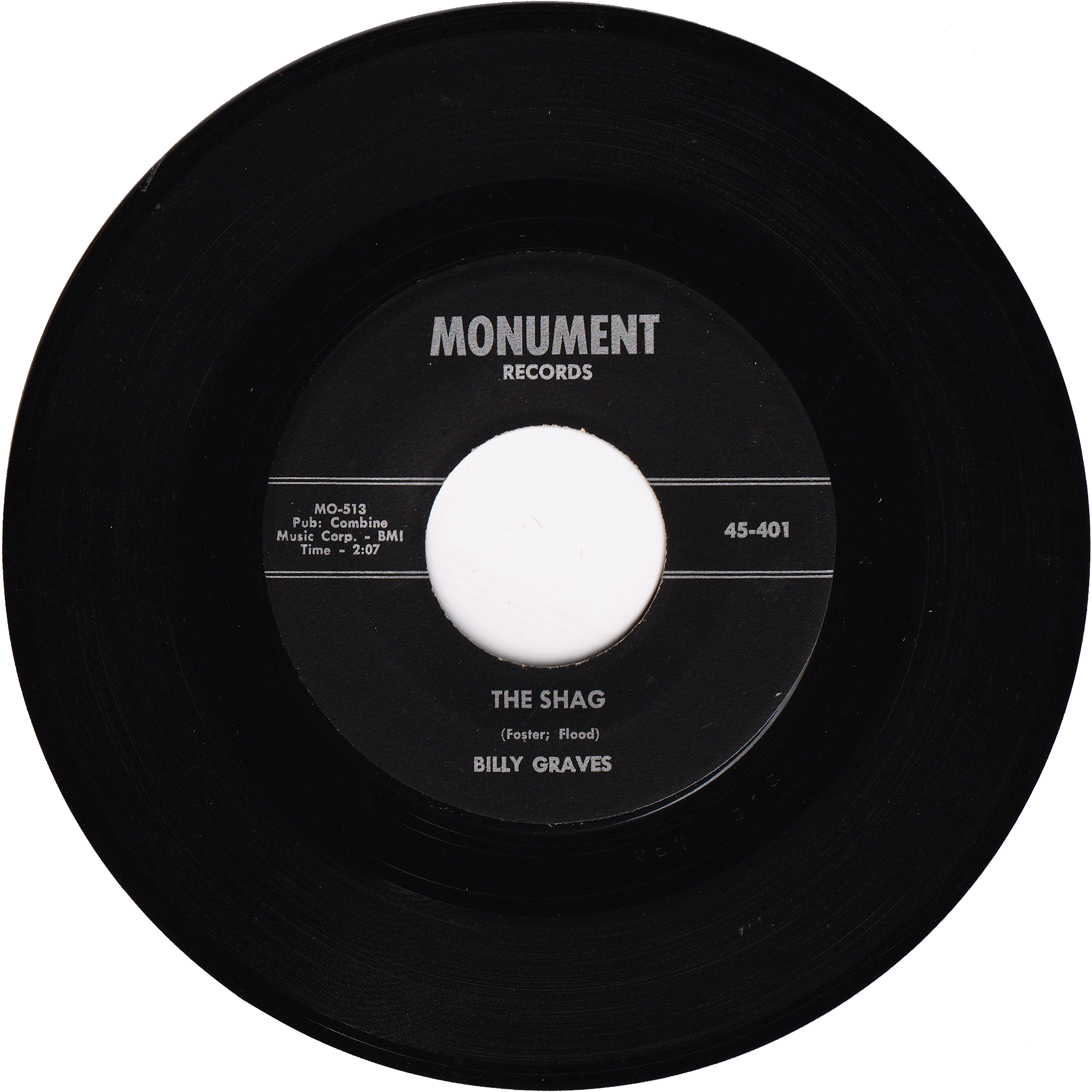 Billy Graves - The Shag (Is Totally Cool) / Uncertain – NIGHT BEAT RECORDS