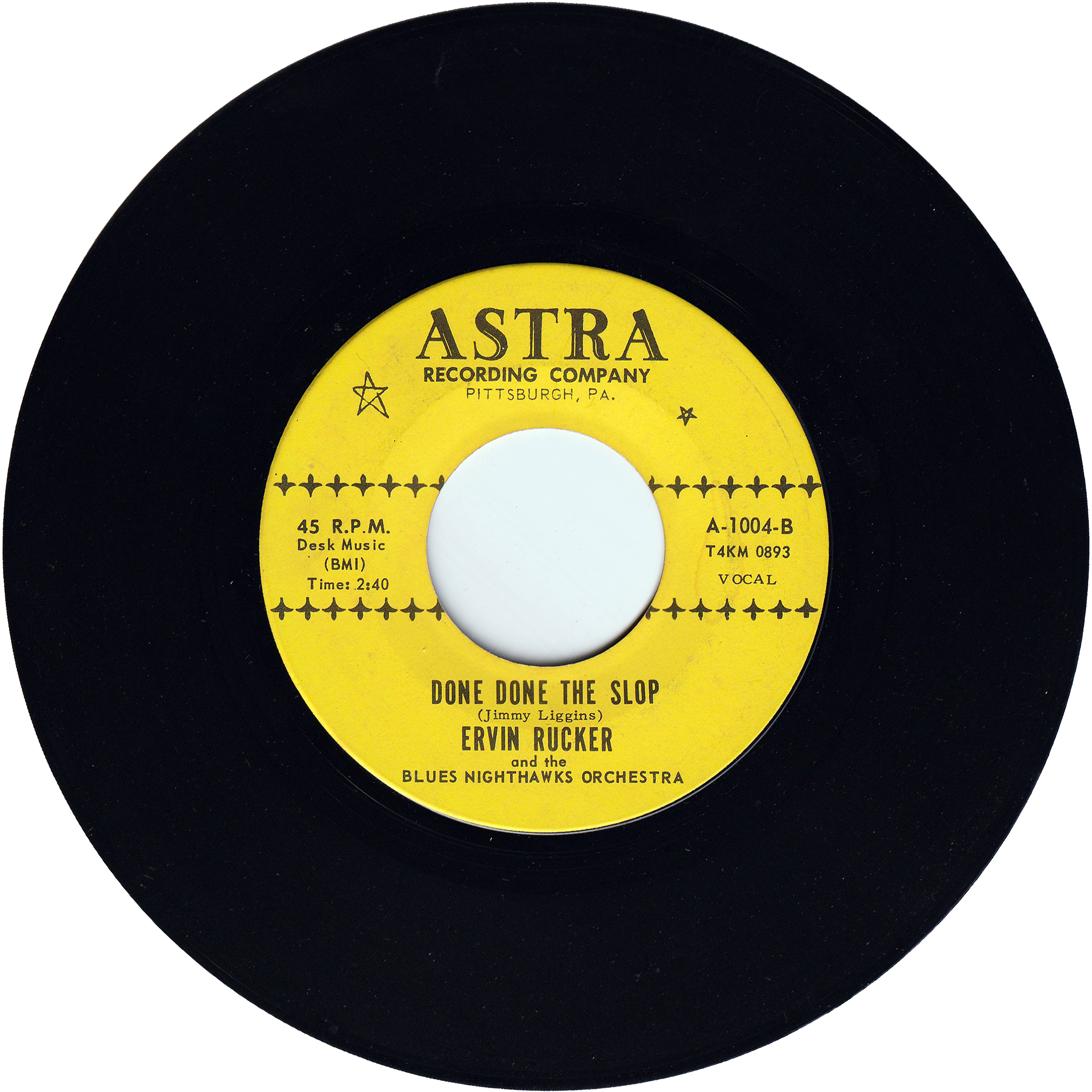 Ervin Rucker - Done Done The Slop / I Want To Flop [ASTRA Label ...