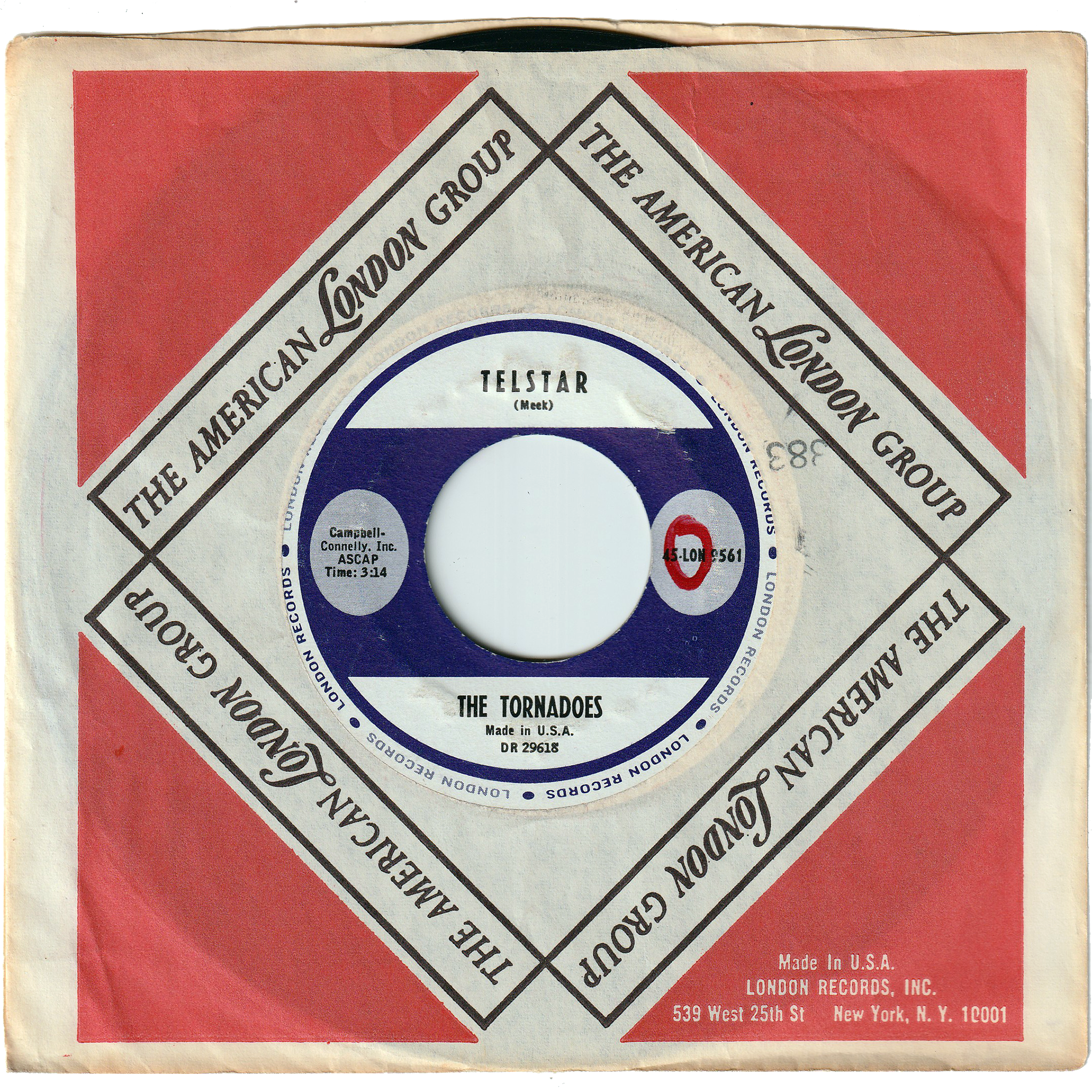 The Tornadoes - Telstar / Jungle Fever – NIGHT BEAT RECORDS