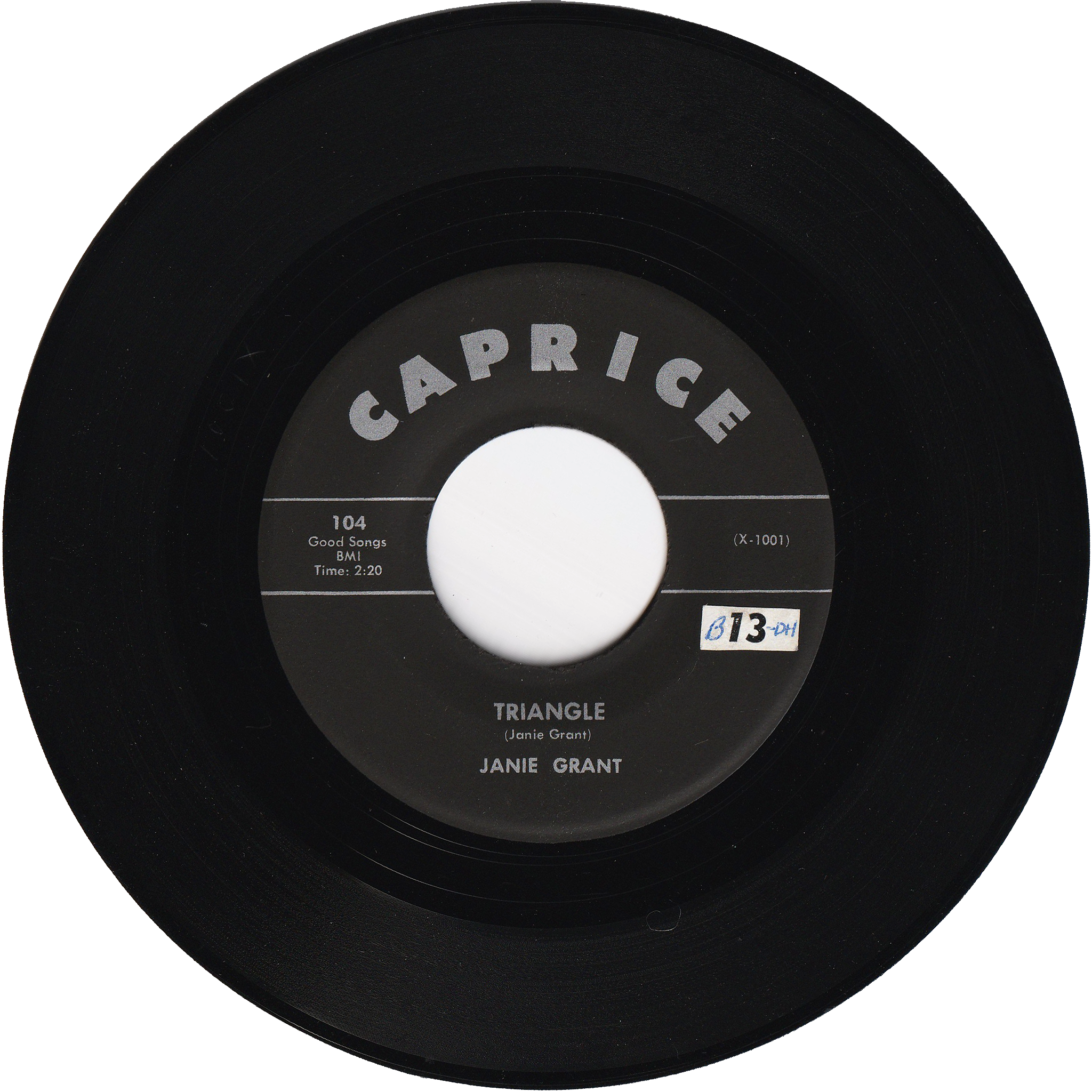 Janie Grant - Triangle / She's Going Steady With You – NIGHT BEAT RECORDS