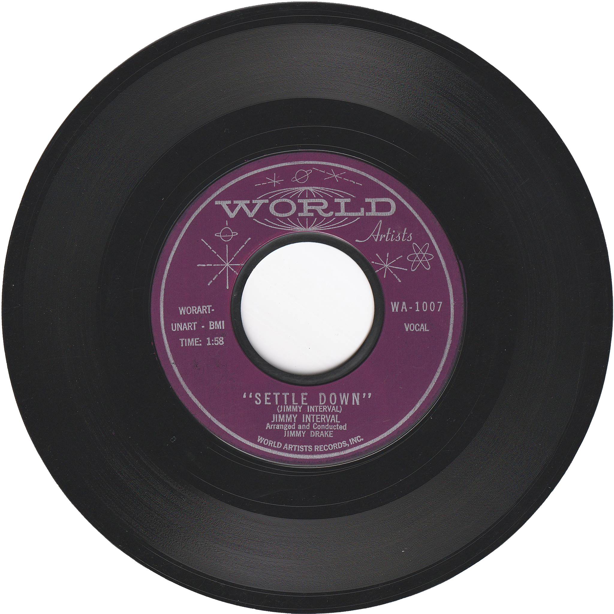 Jimmy Interval - Settle Down / These Are The Hands – NIGHT BEAT RECORDS