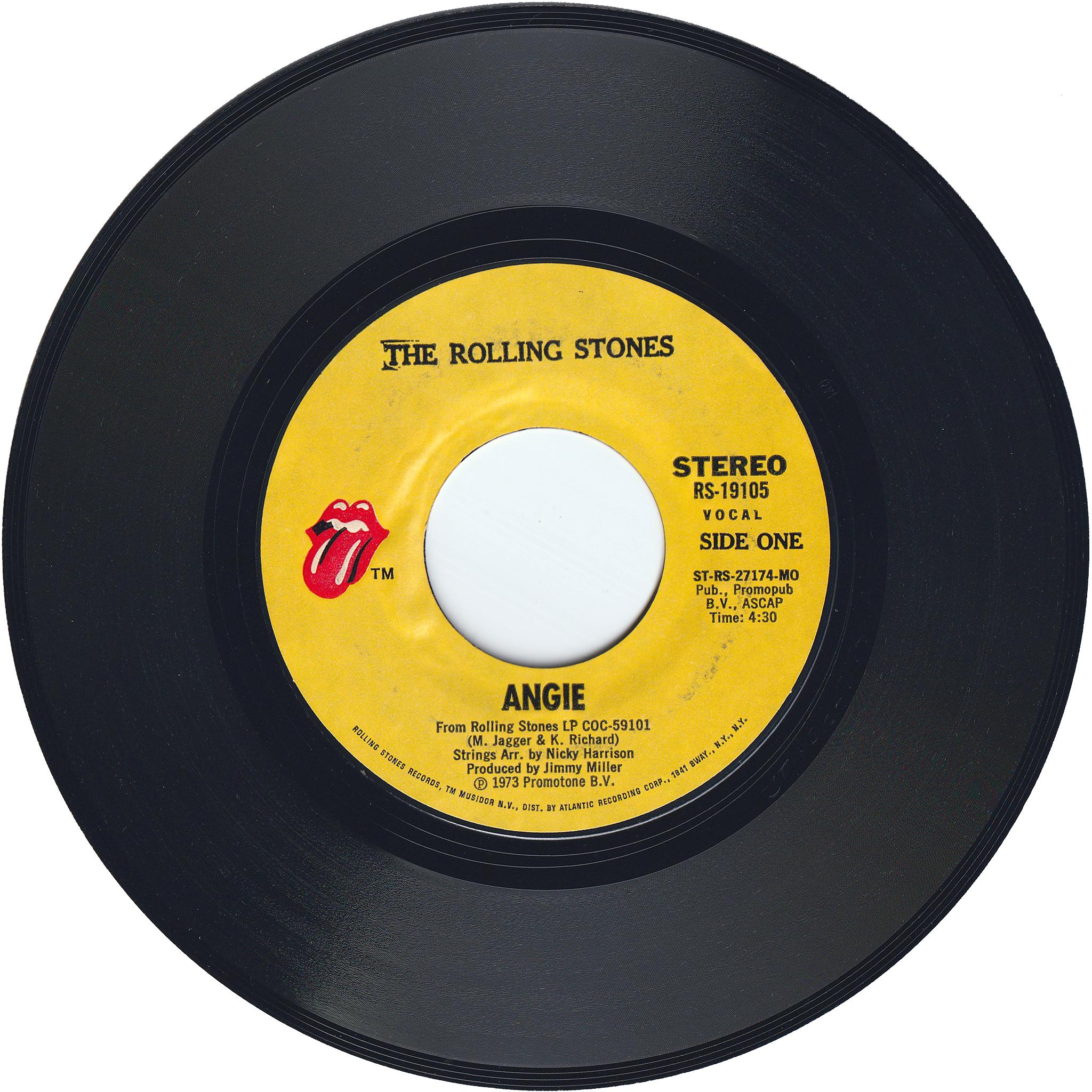 The Rolling Stones - Angie / Silver Train – NIGHT BEAT RECORDS