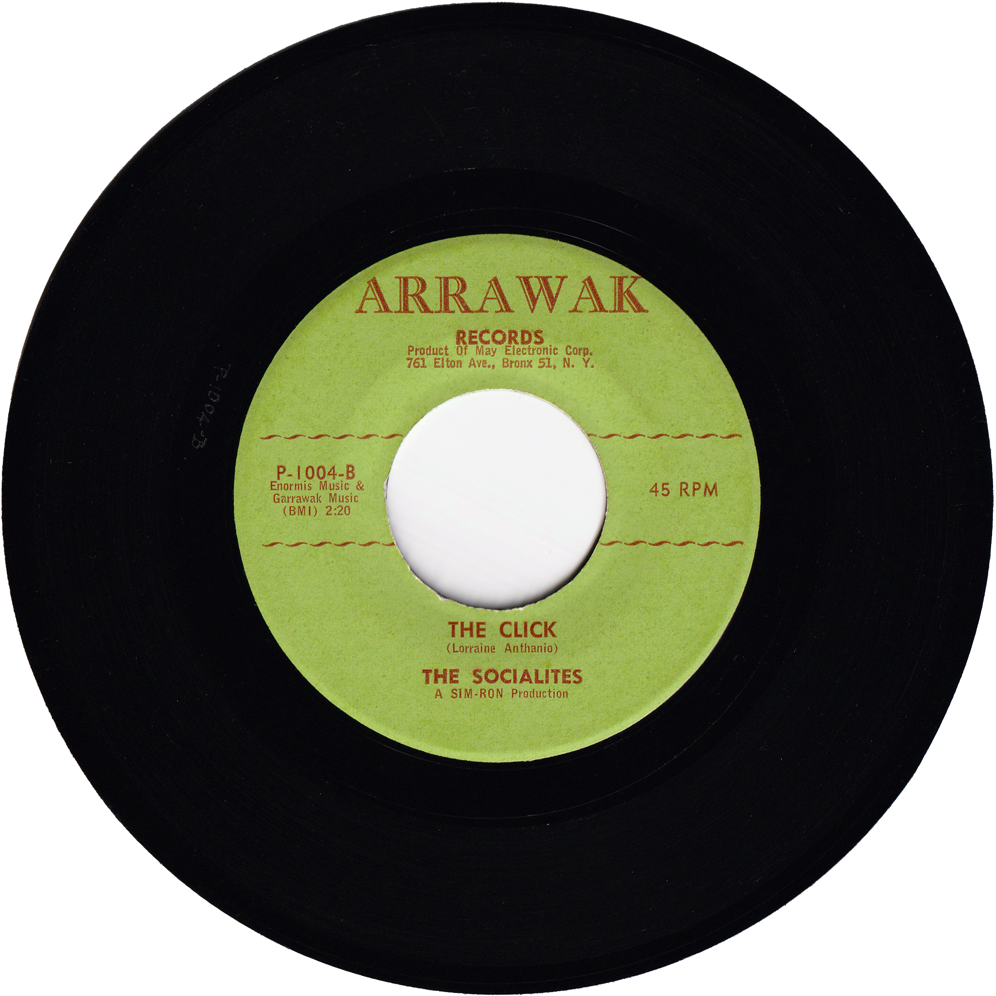 The Socialites - The Click / Jimmy – NIGHT BEAT RECORDS