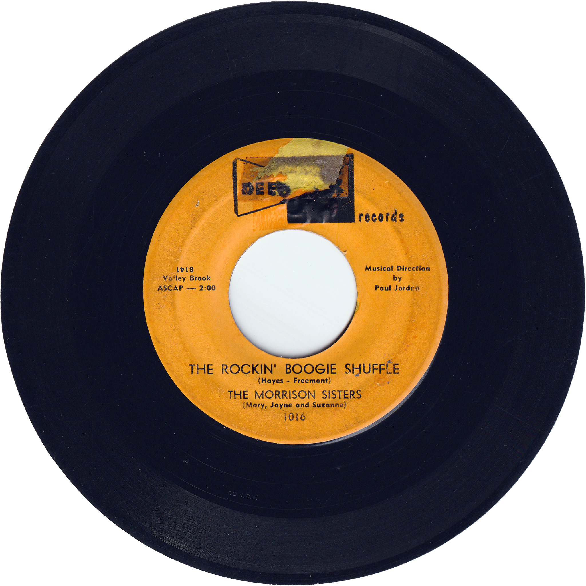 The Morrison Sisters - The Rockin' Boogie Shuffle / Teen Age Guy & Gal ...