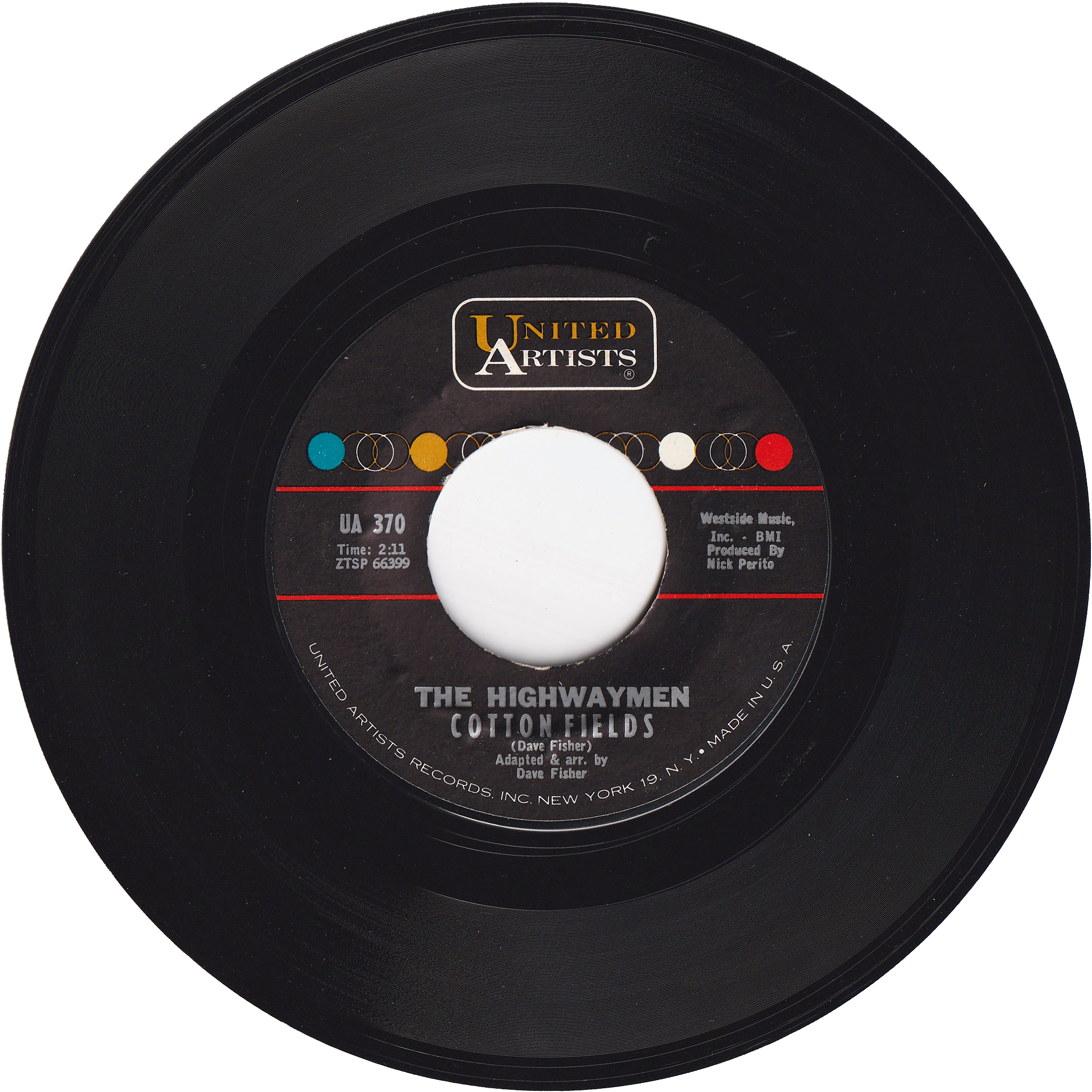 The Highwaymen - Cotton Fields / The Gypsy Rover – NIGHT BEAT RECORDS