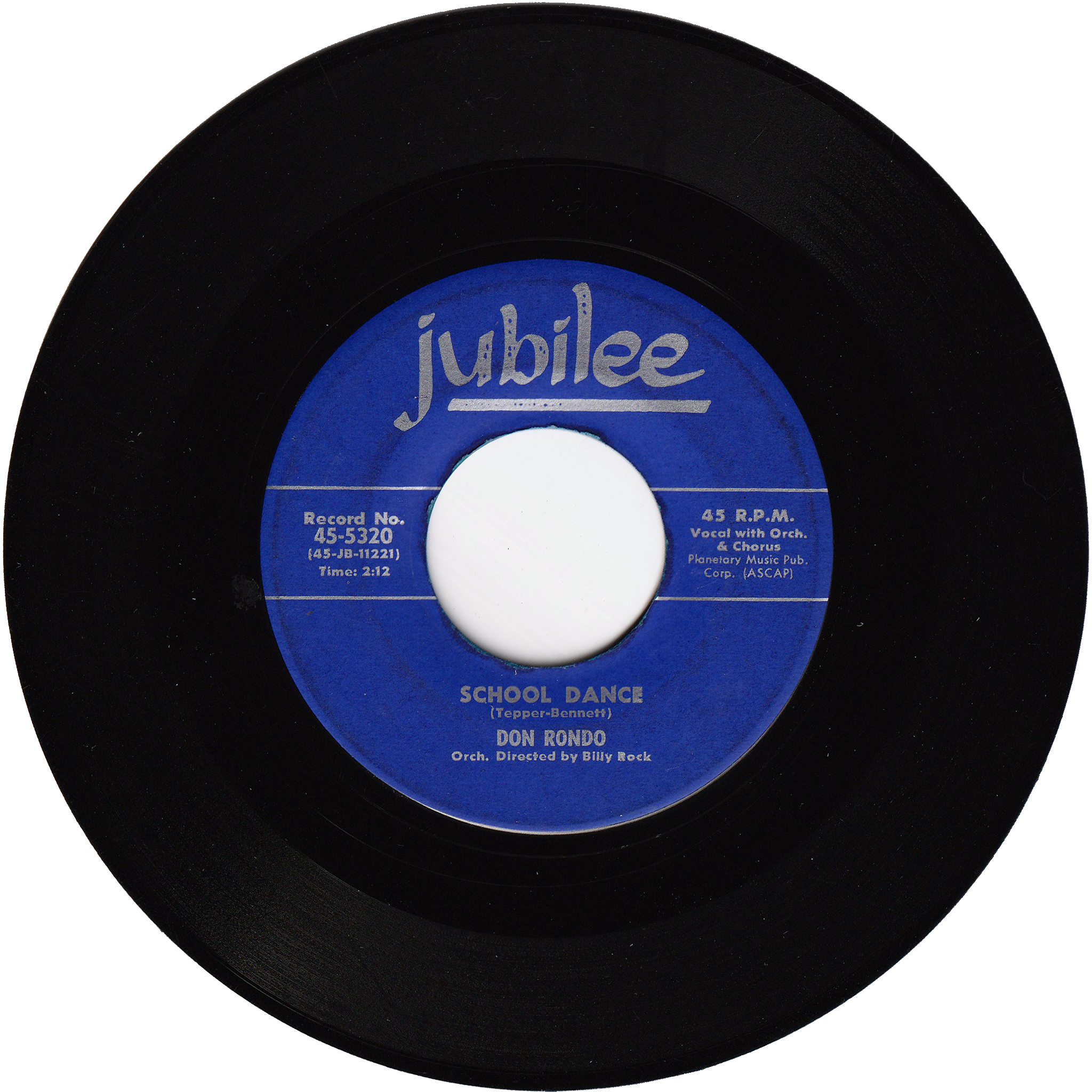Don Rondo - School Dance / I've Got Bells On My Heart – NIGHT BEAT RECORDS