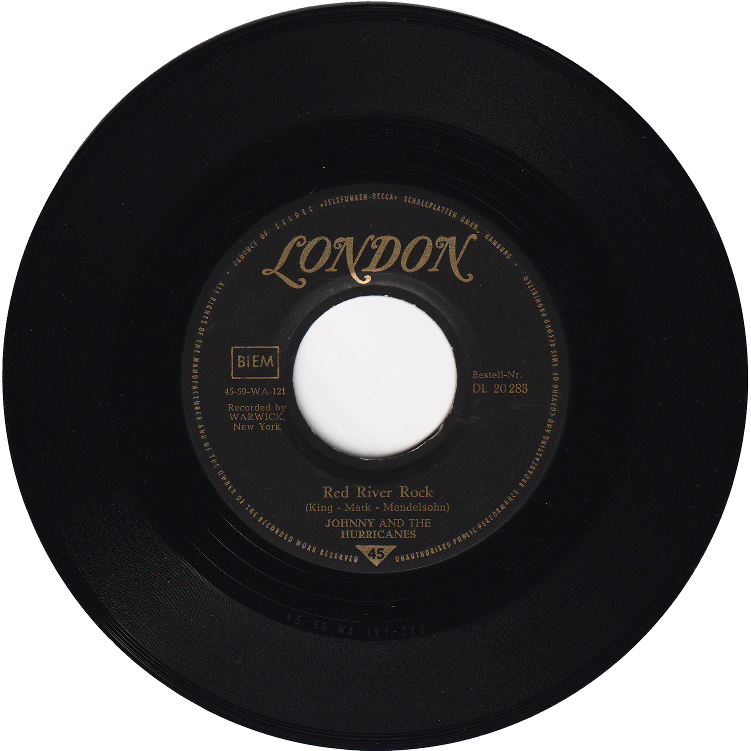 Johnny & The Hurricanes - Red River Rock / Buckeye [Germany] – NIGHT ...