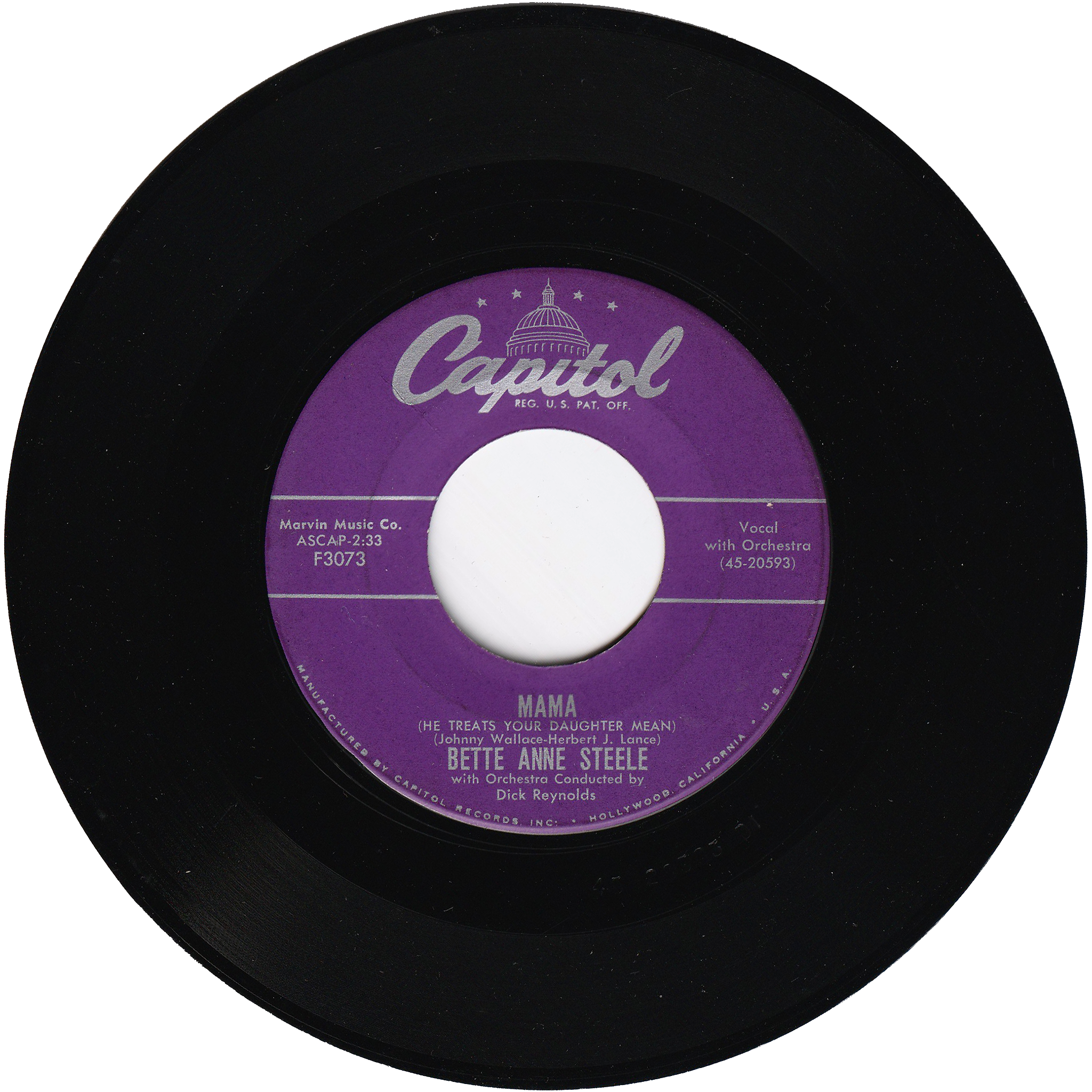 Bette Anne Steele - Mama (He Treats Your Daughter Mean) / Take Me Away ...