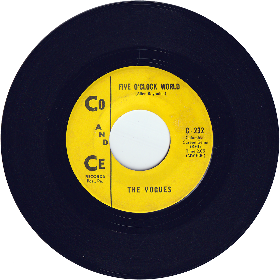 The Vogues - Five O'Clock World / Nothing To Offer You – NIGHT BEAT RECORDS