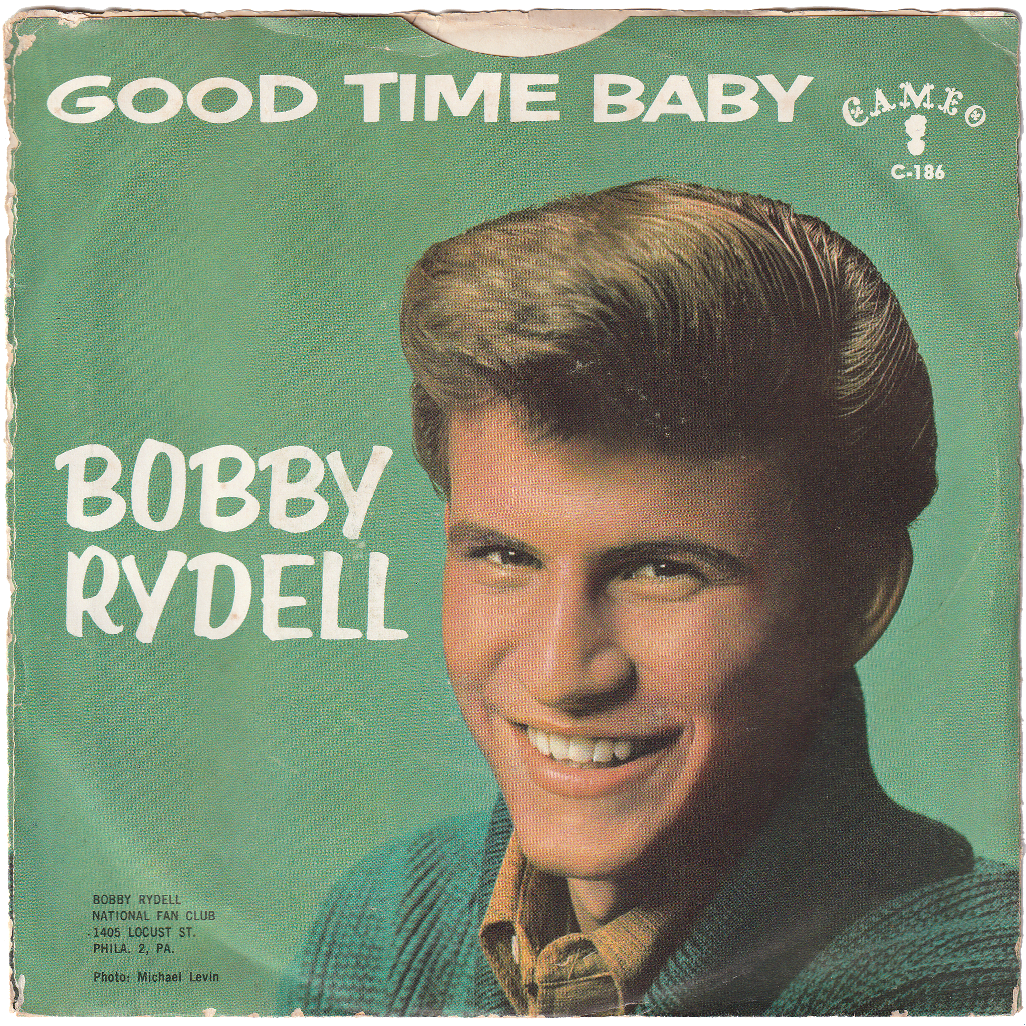 Bobby Rydell - Good Time Baby / Cherie (w/PS) – NIGHT BEAT RECORDS