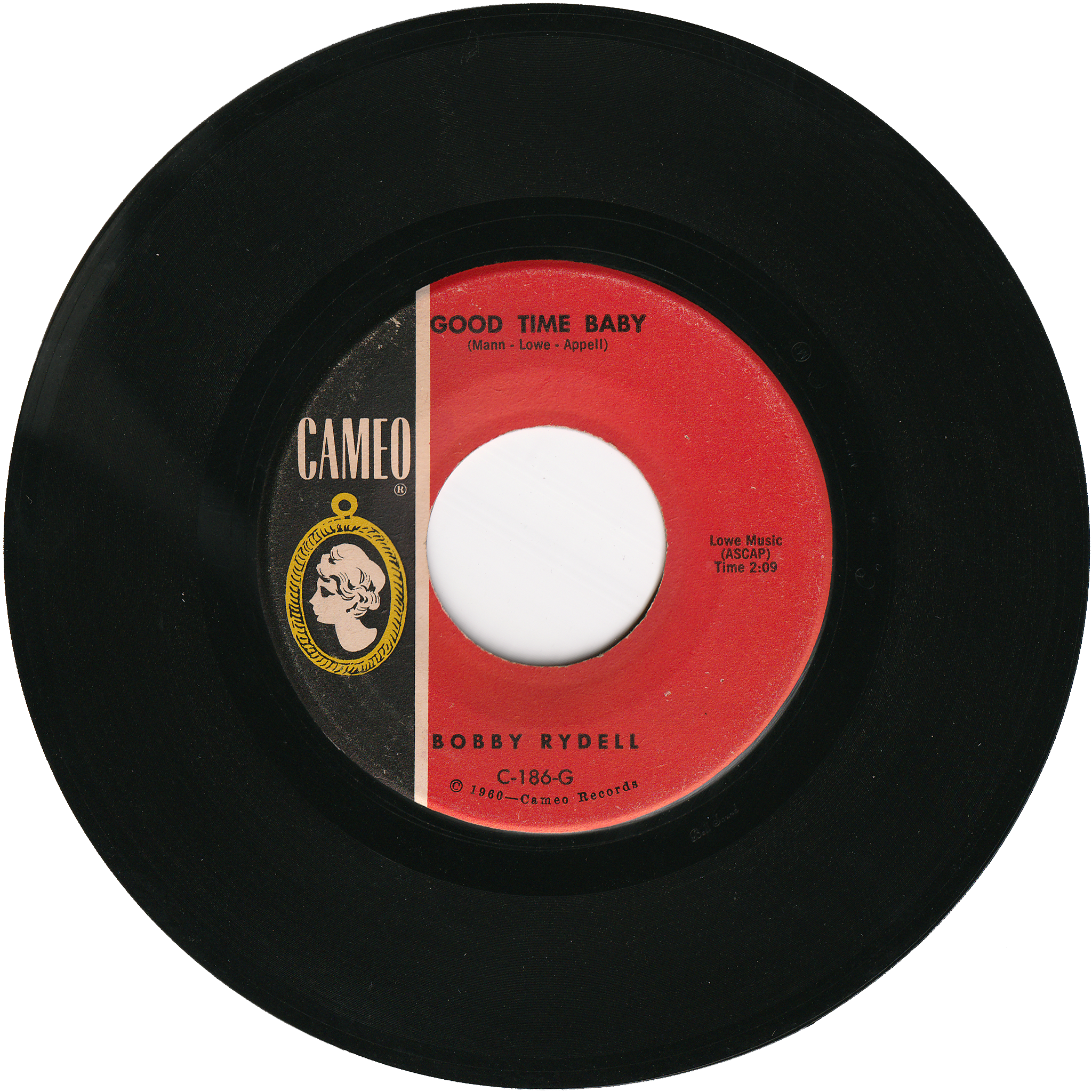 Bobby Rydell - Good Time Baby / Cherie – NIGHT BEAT RECORDS
