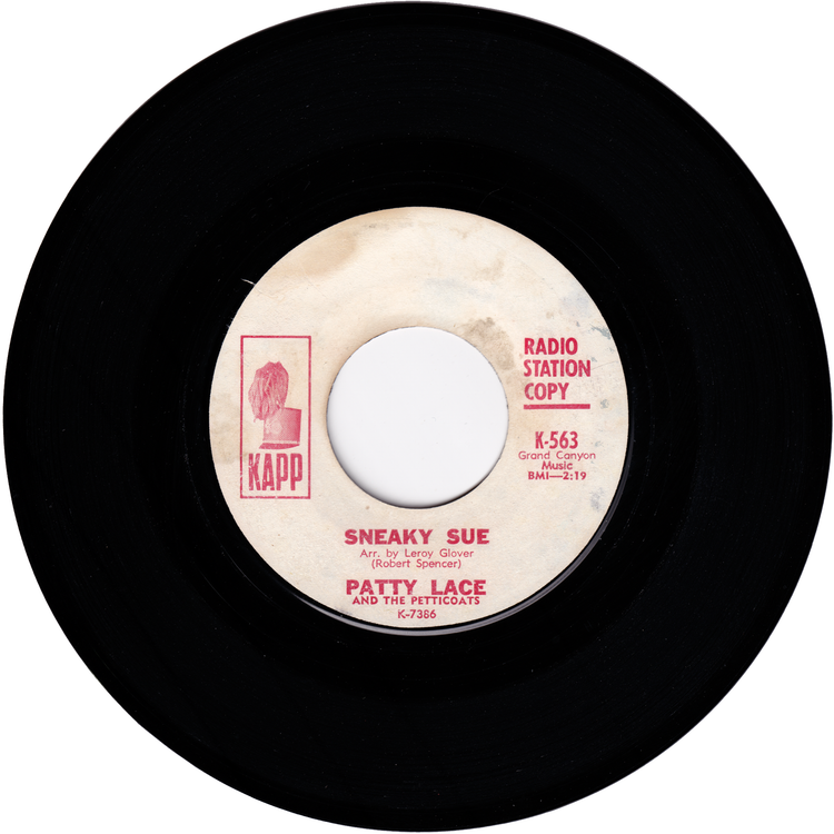 Patty Lace & The Petticoats - Sneaky Sue / The Back (Promo) – NIGHT ...