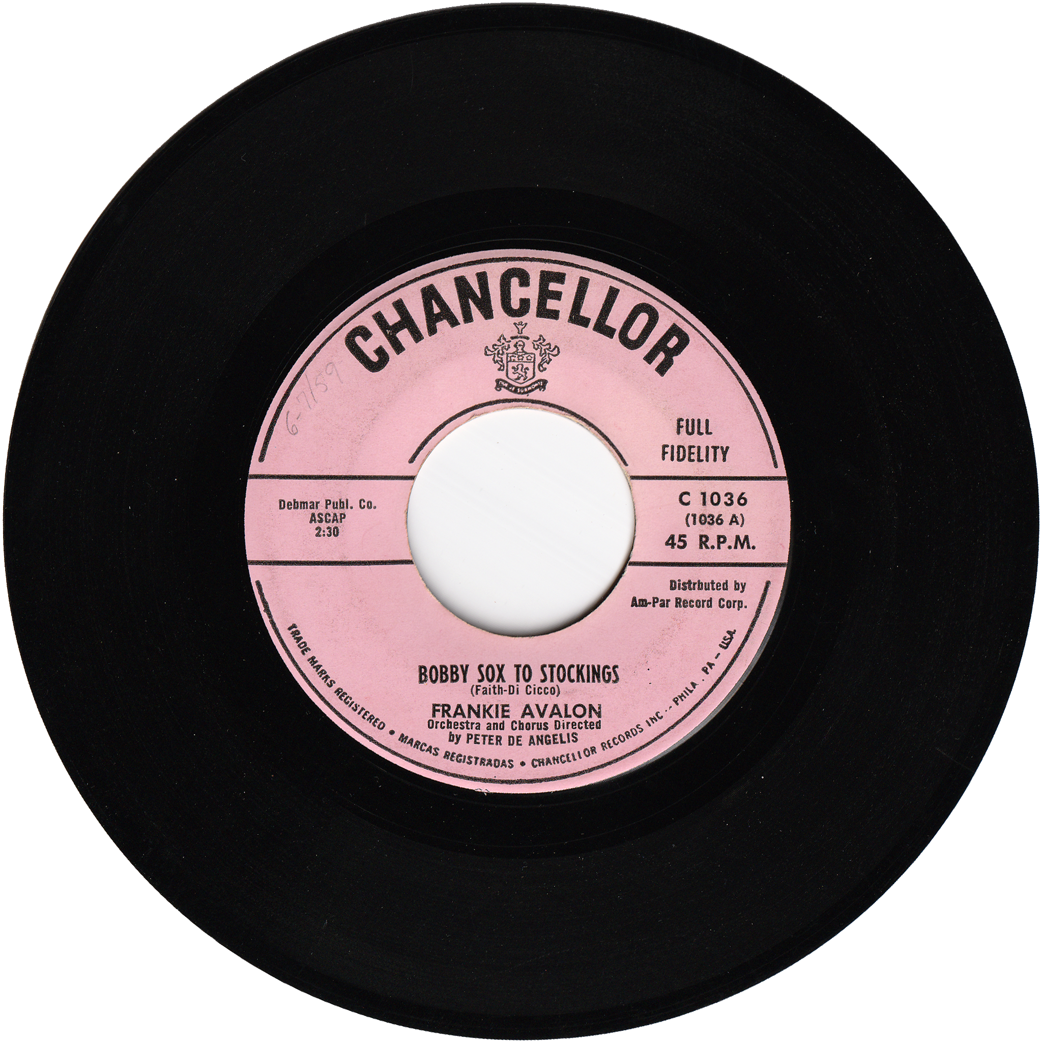 Frankie Avalon - Bobby Sox To Stockings / A Boy Without A Girl – NIGHT ...