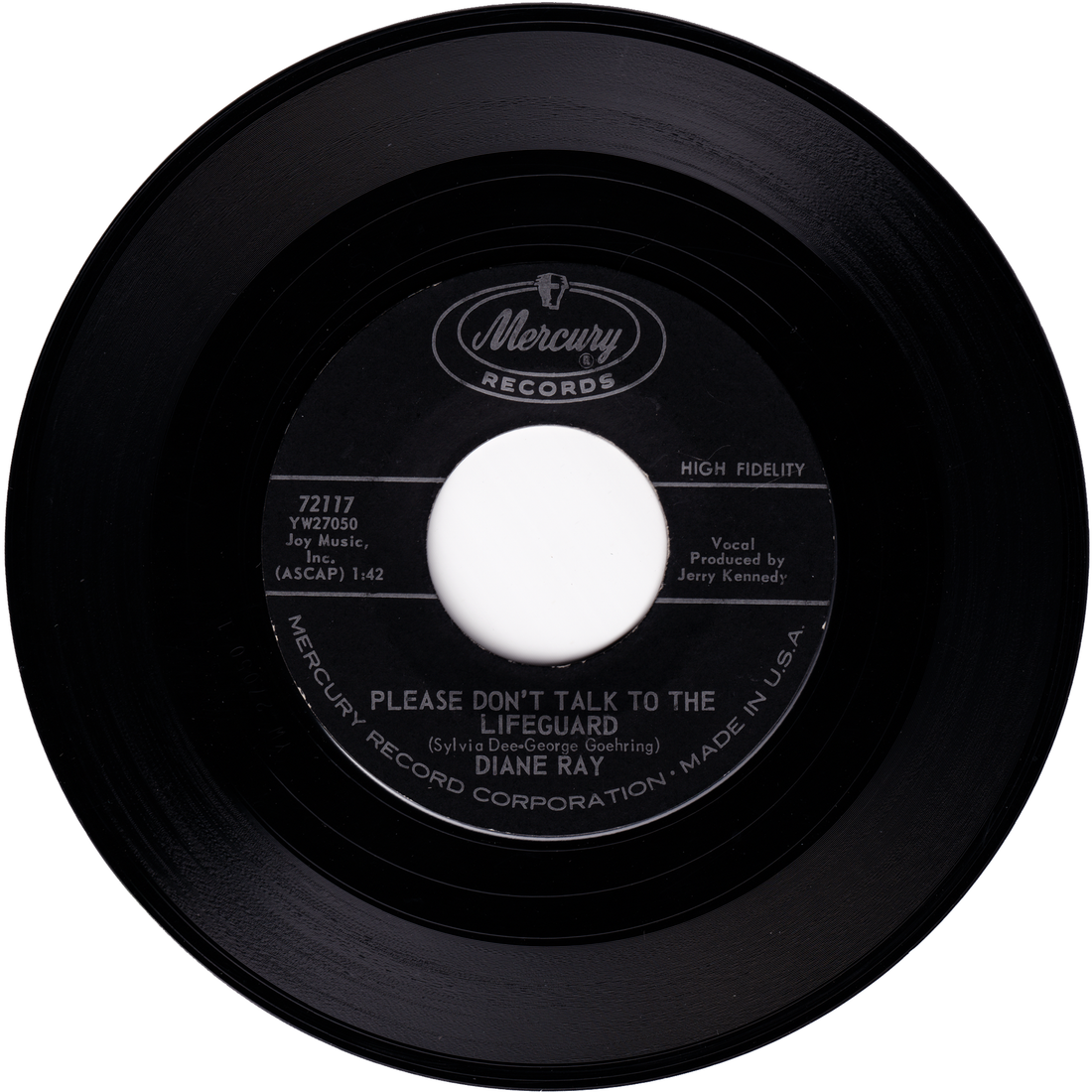 Diane Ray - Please Don't Talk To The Lifeguard / That's All I Want Fro ...