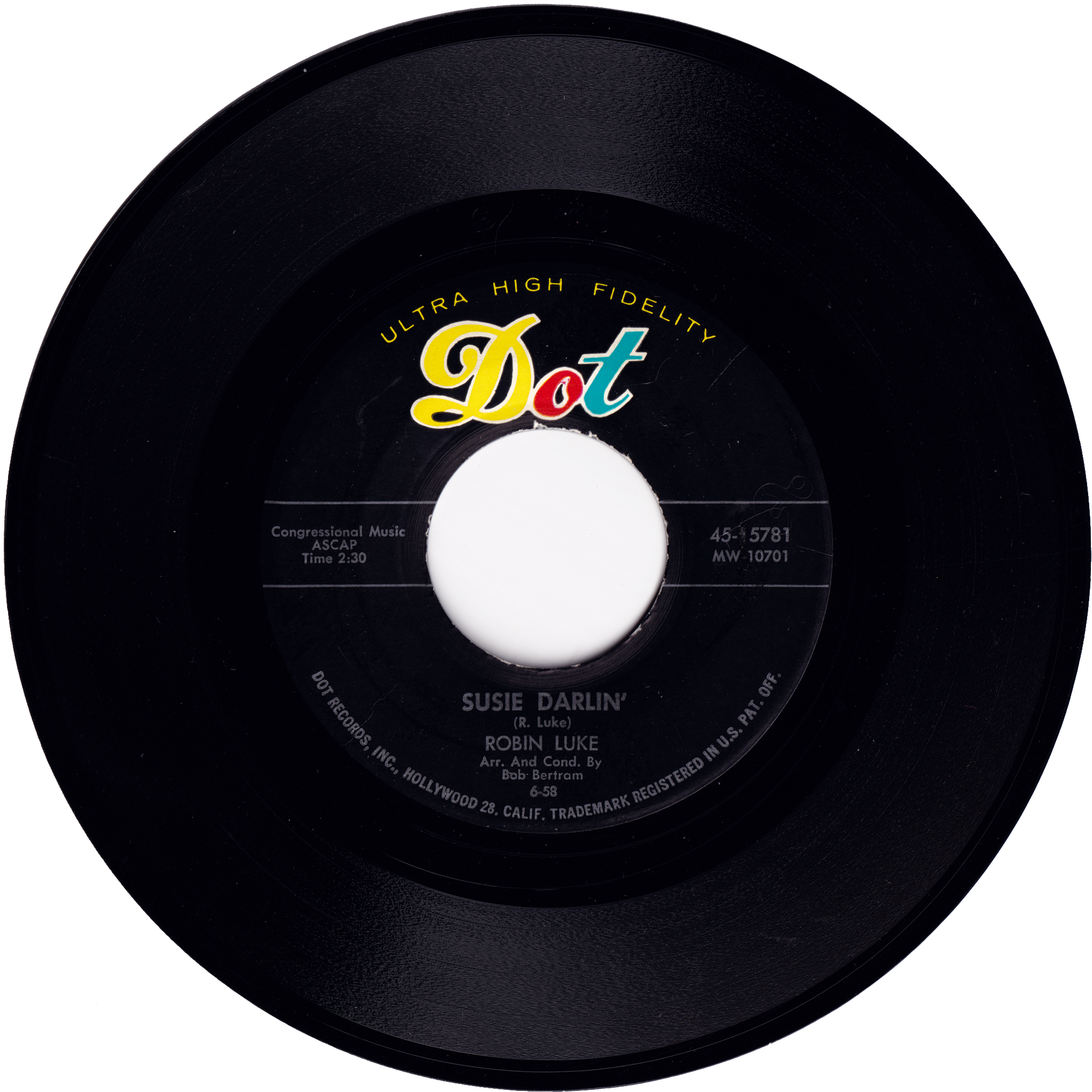 Robin Luke - Susie Darlin' / Living's Loving You – NIGHT BEAT RECORDS